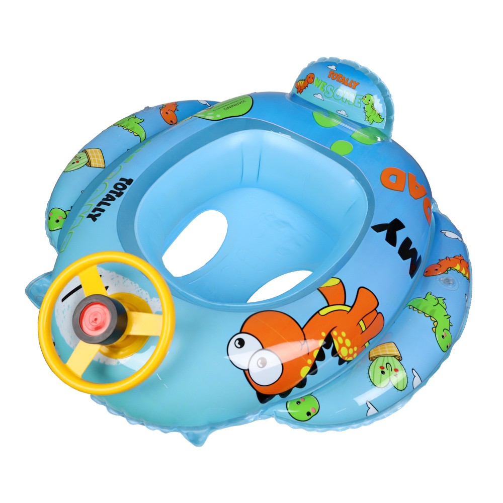 Kiddie Inflatable Boat Dino or Shark 85cm